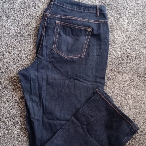 Avenue | Jeans | Avenue Womans Jeans Pants Dark Wash Plus Size 2 Relax ...